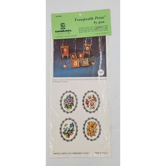 Carousel Crafts | Office | Vintage Carousel Craftsprint For Polydome ...